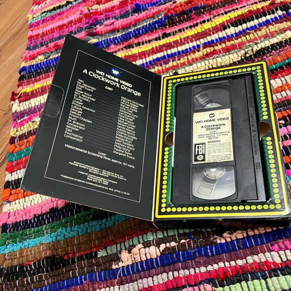 WCI Home Video | Other | Rare A Clockwork Orange Wci Home Video Vhs 98 ...